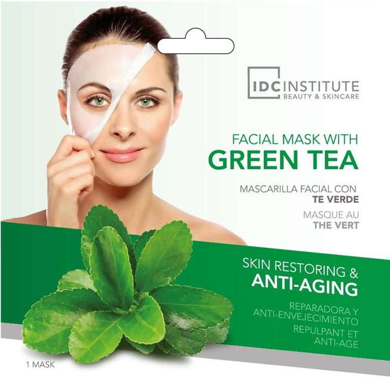 IDC INSTITUTE FACE MASK GREEN TEA 22gr - SamiPrimors
